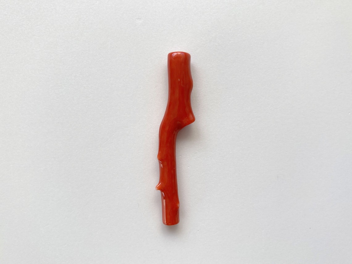Coral Branch Natural Japanese Momo Coral Natural Dark Orange - Etsy