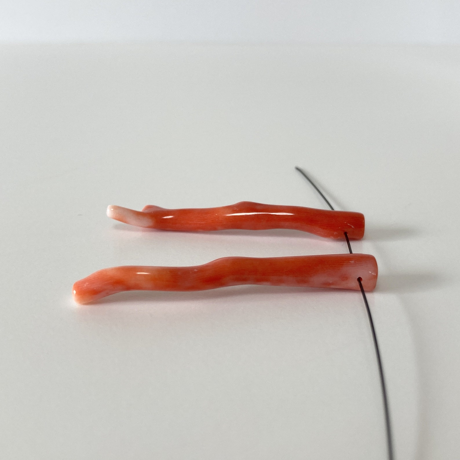 Natural Japanese Momo Coral Branches Set of 2pcs Natural | Etsy