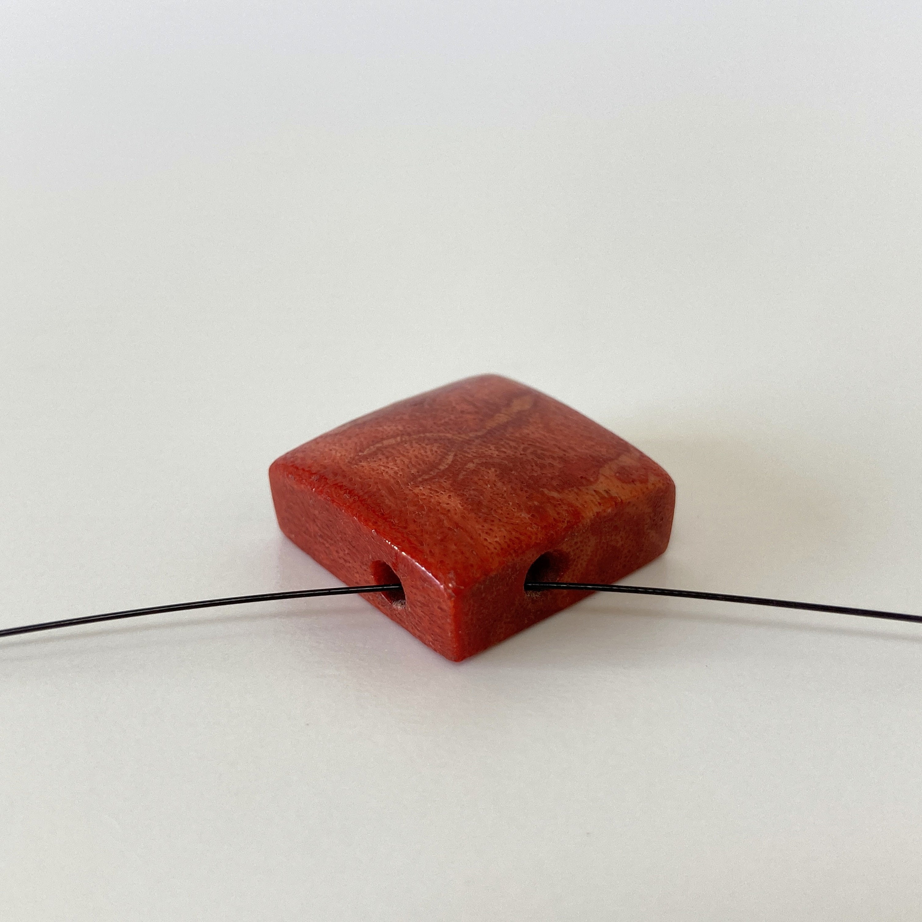 Natural Sponge Coral Square Loose 18 X 18mm Apple Coral - Etsy