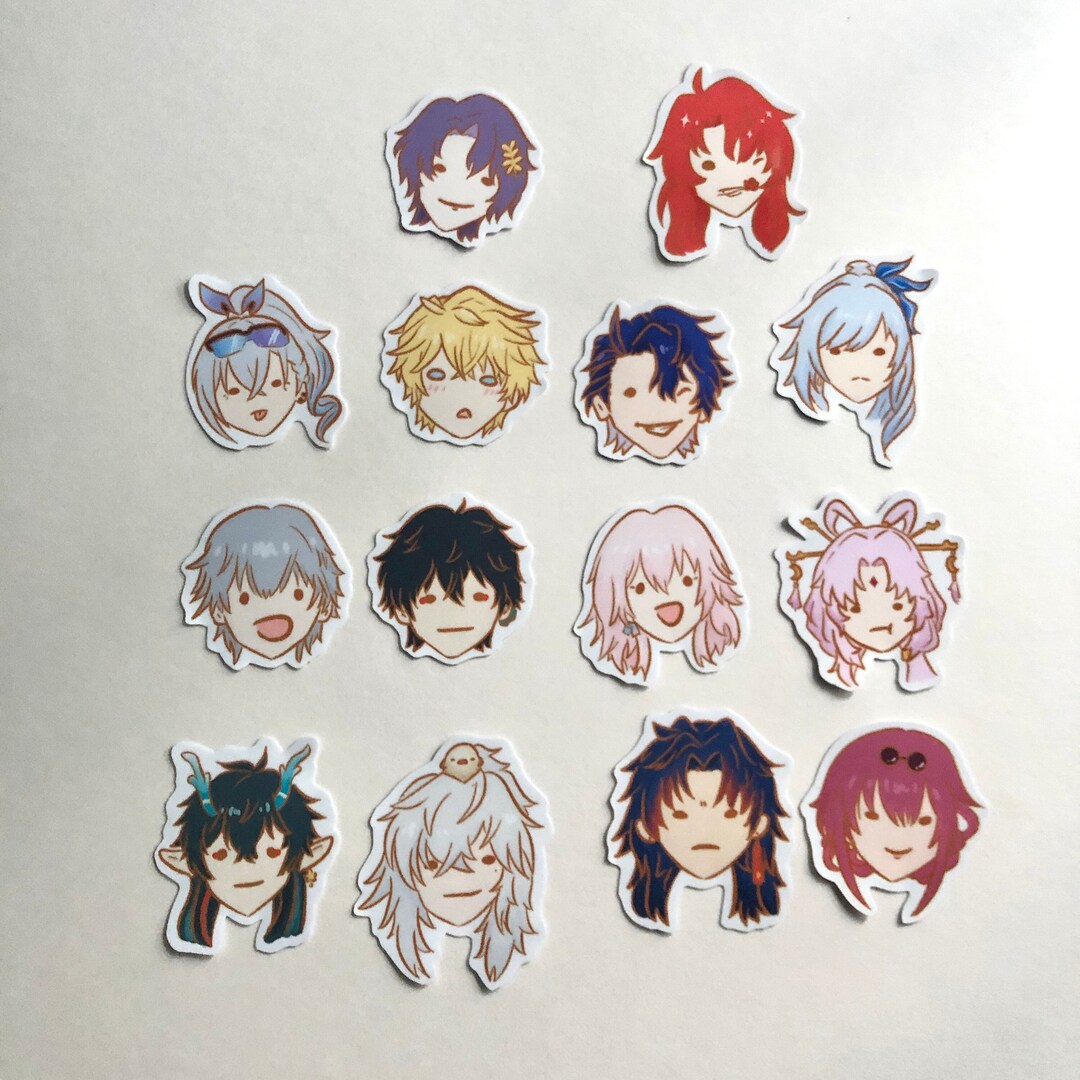 Honkai Star Rail Stickers Waterproof Vinyl Stickers HSR Stickers - Etsy