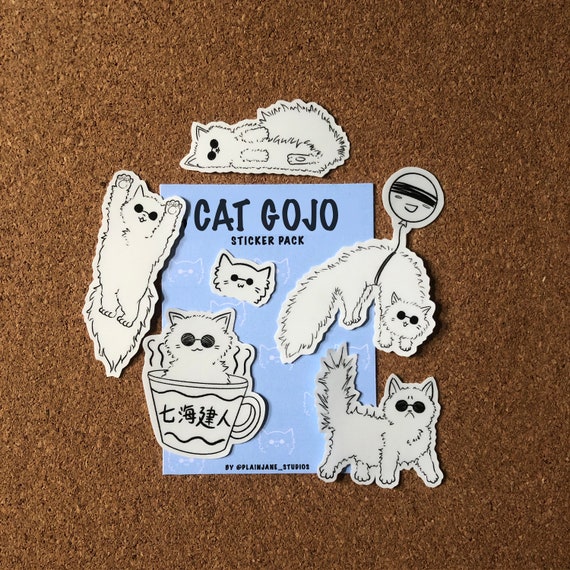 Cat Gojo Sticker Pack - Etsy