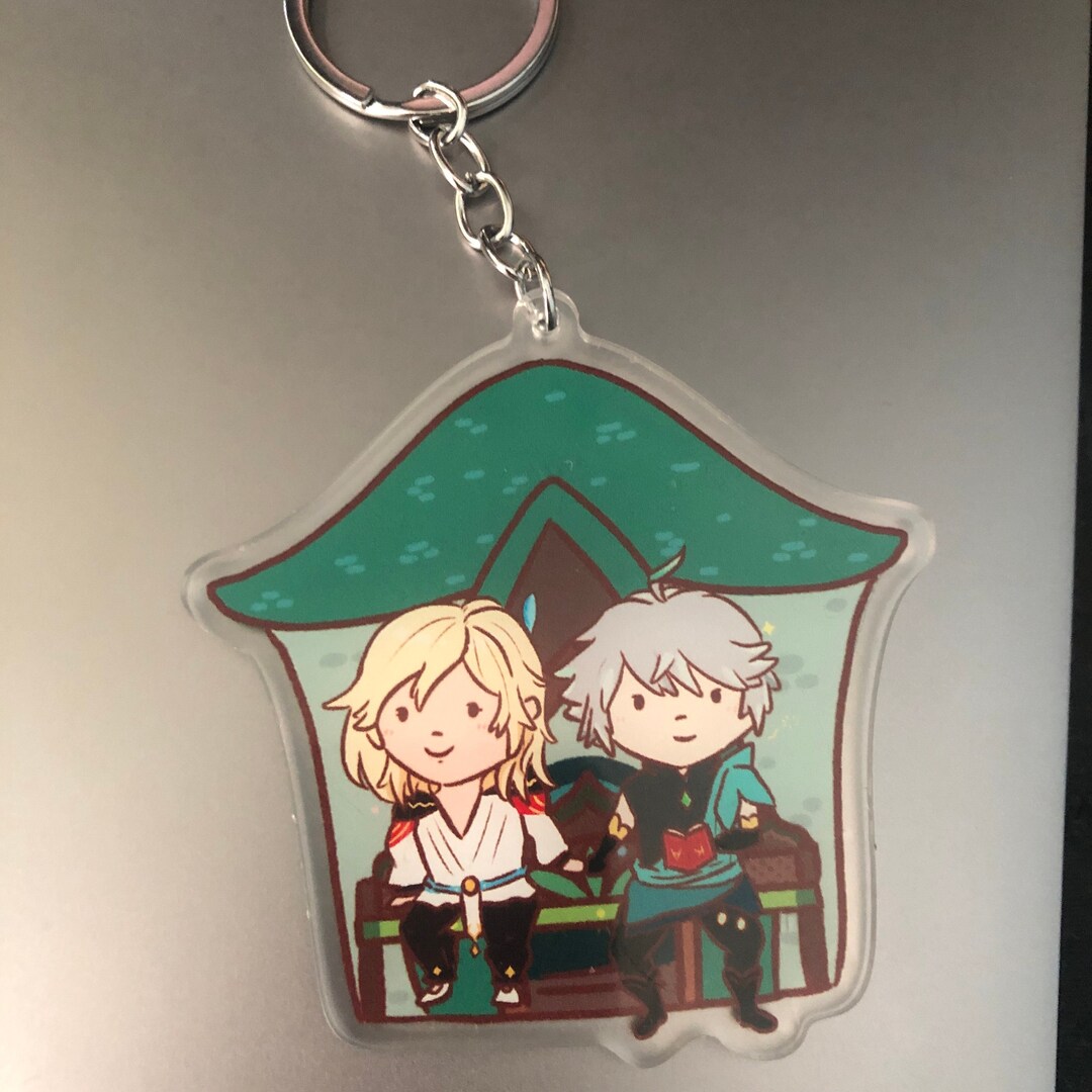 Kaveh & Alhaitham Keychain | Genshin Acrylic Cute Charms | Kavetham ...