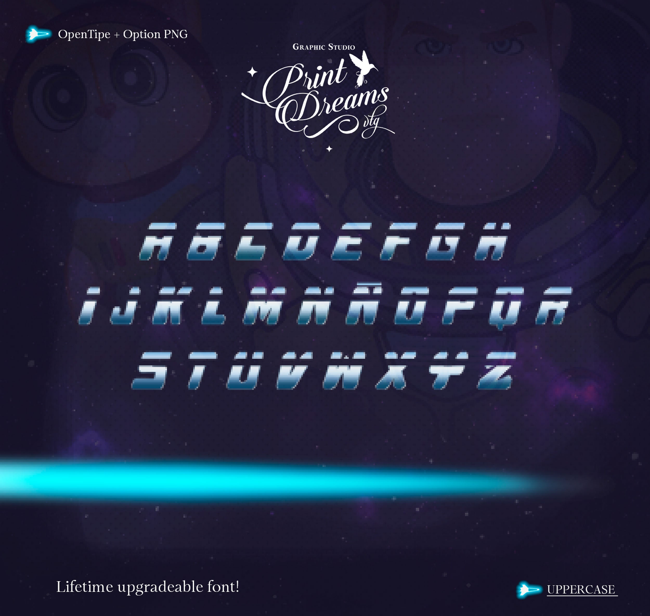 Lightyear Font. Lightyear Alphabet. Multitaper Lightyear OTF - Etsy