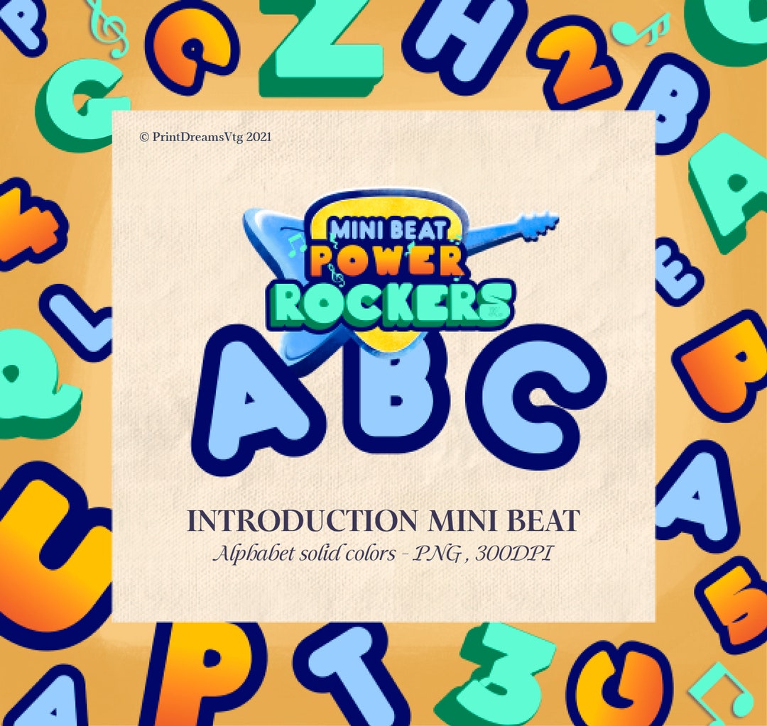 Alphabet Mini Beat Power Rockers. Letters Mini Beat, Mini Beat Numbers ...