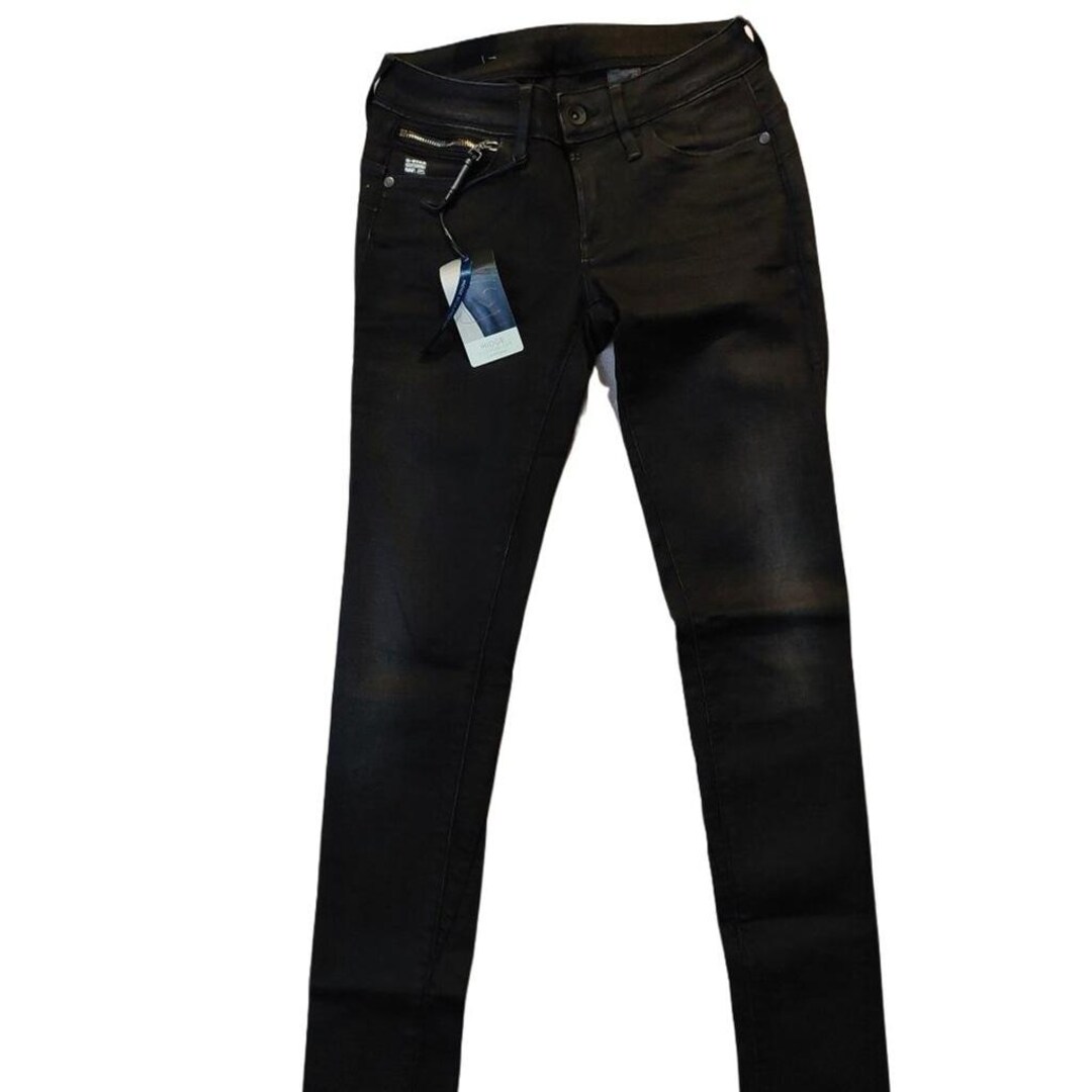 G-star Raw Midge Sculpted Lift Skinny Slander Black Denim Jeans Sz 26 NWT - Etsy