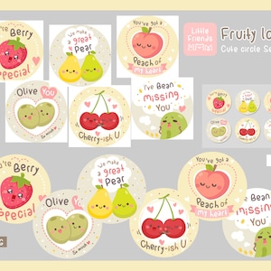 Funny Fruit Love Quotes. Cute Happy Berry, Pear, Peach, Olive, Cherry ...
