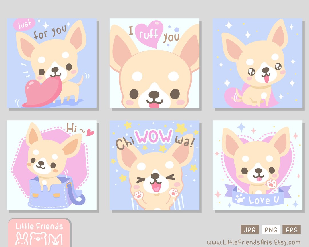 Cute Happy Funny Chihuahua Chiwawa Dog, Light Cream Short Hair in Soft ...