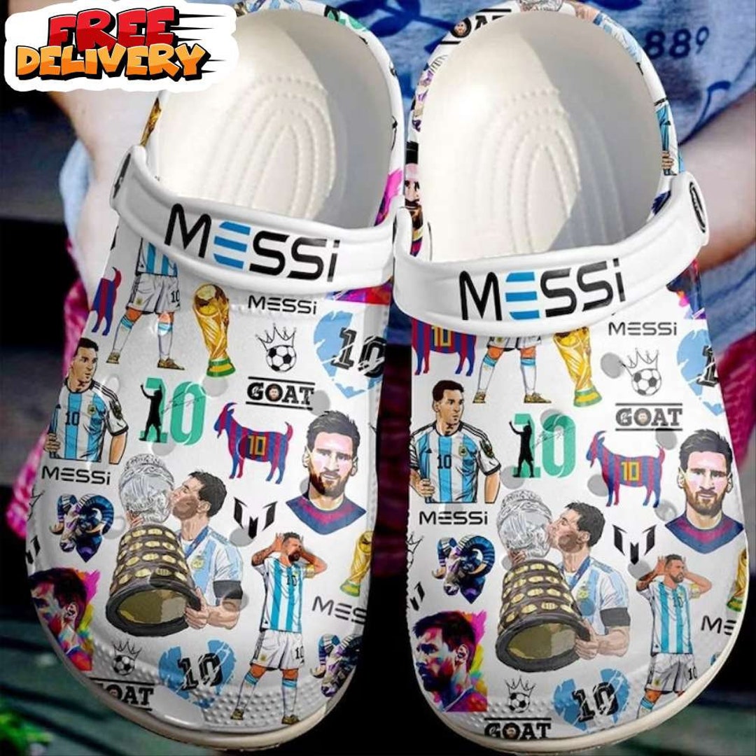 Lionel Messi Clogs Crocs Lionel Messi Football Soccer Sport - Etsy