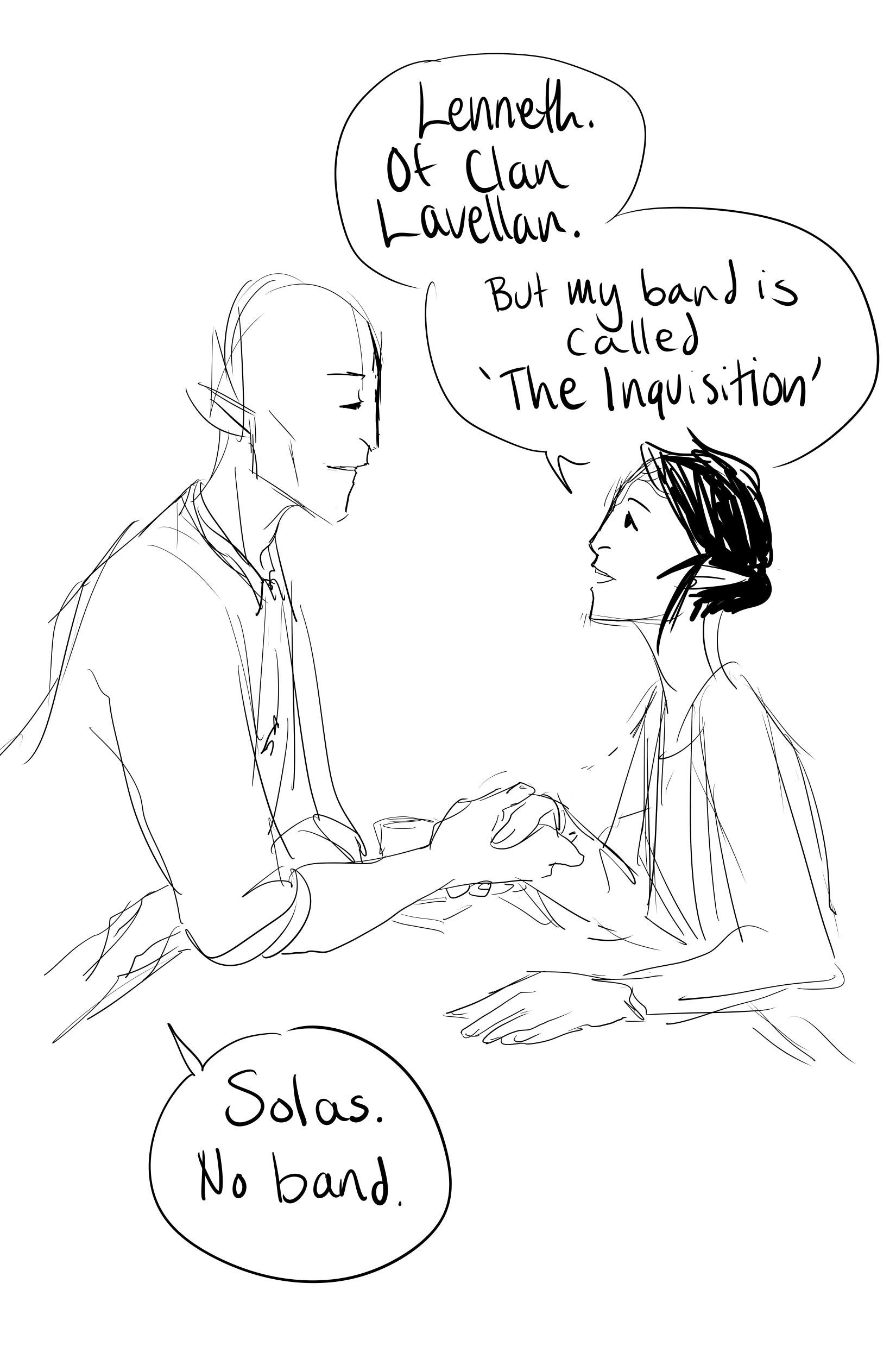 Singquisition: A Solavellan Fanzine - Etsy