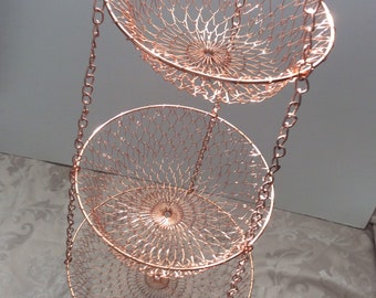Copper Basket - Etsy