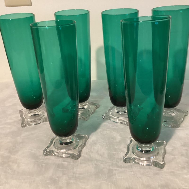 Vintage Seneca Wine Glasses - Etsy