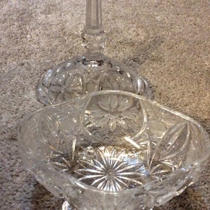 Gorgeous Crystal Footed Candy Dish With Lid - Etsy