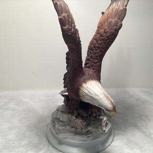 Vintage Bald Eagle Homco Masterpiece Porcelain Figurine - Etsy