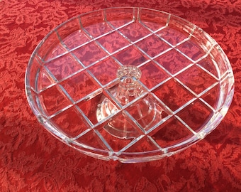 10 Inch Pink Cake Stand, Pink Wedding Cake Pedestal, Baby Pink ...