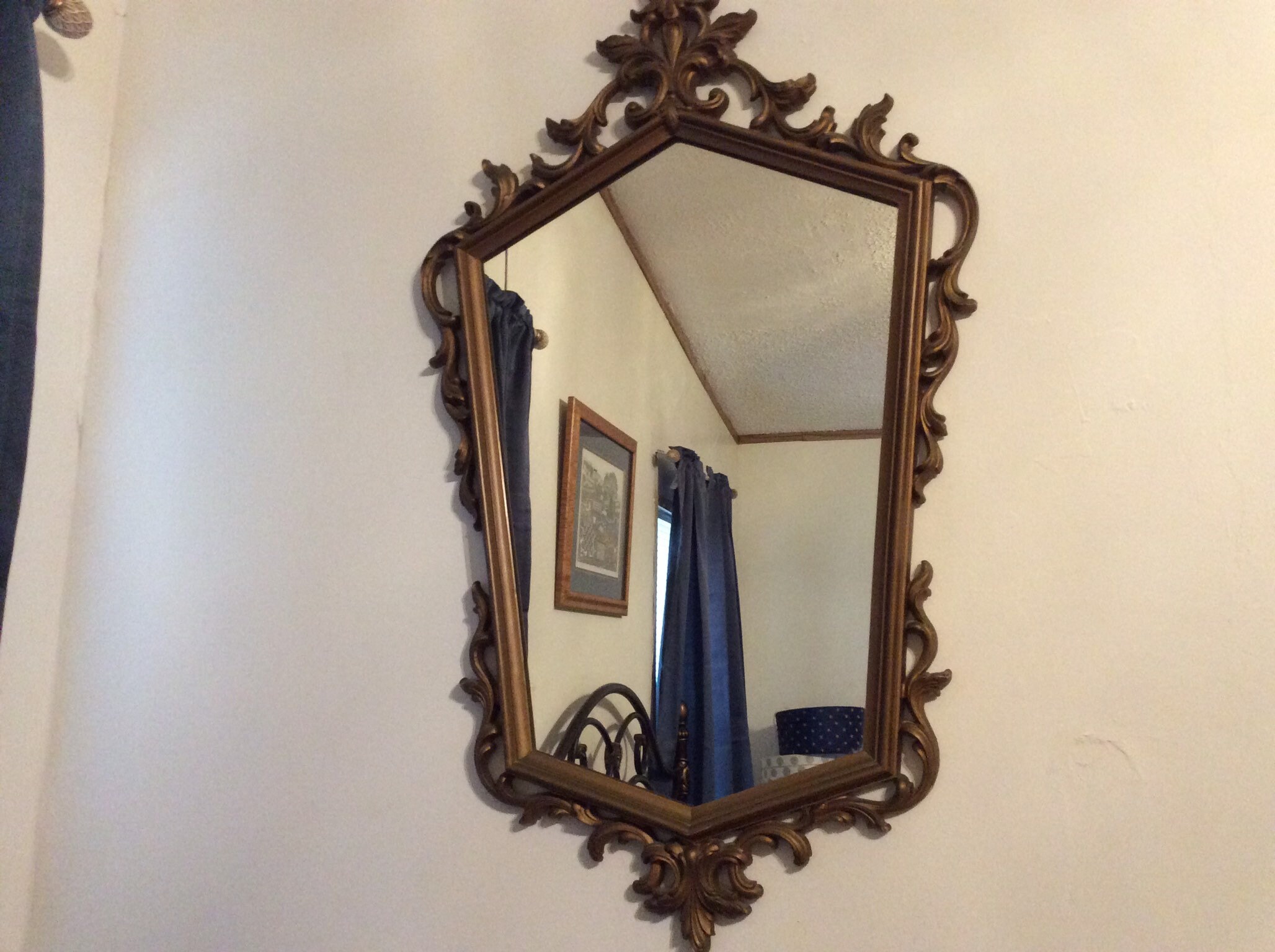 Gorgeous Vintage Syroco Wall Mirror - Etsy