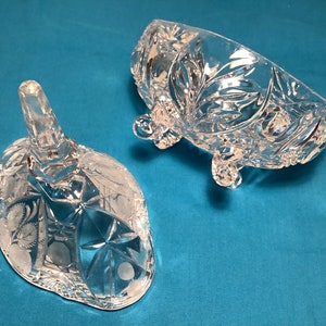 Gorgeous Crystal Footed Candy Dish With Lid - Etsy