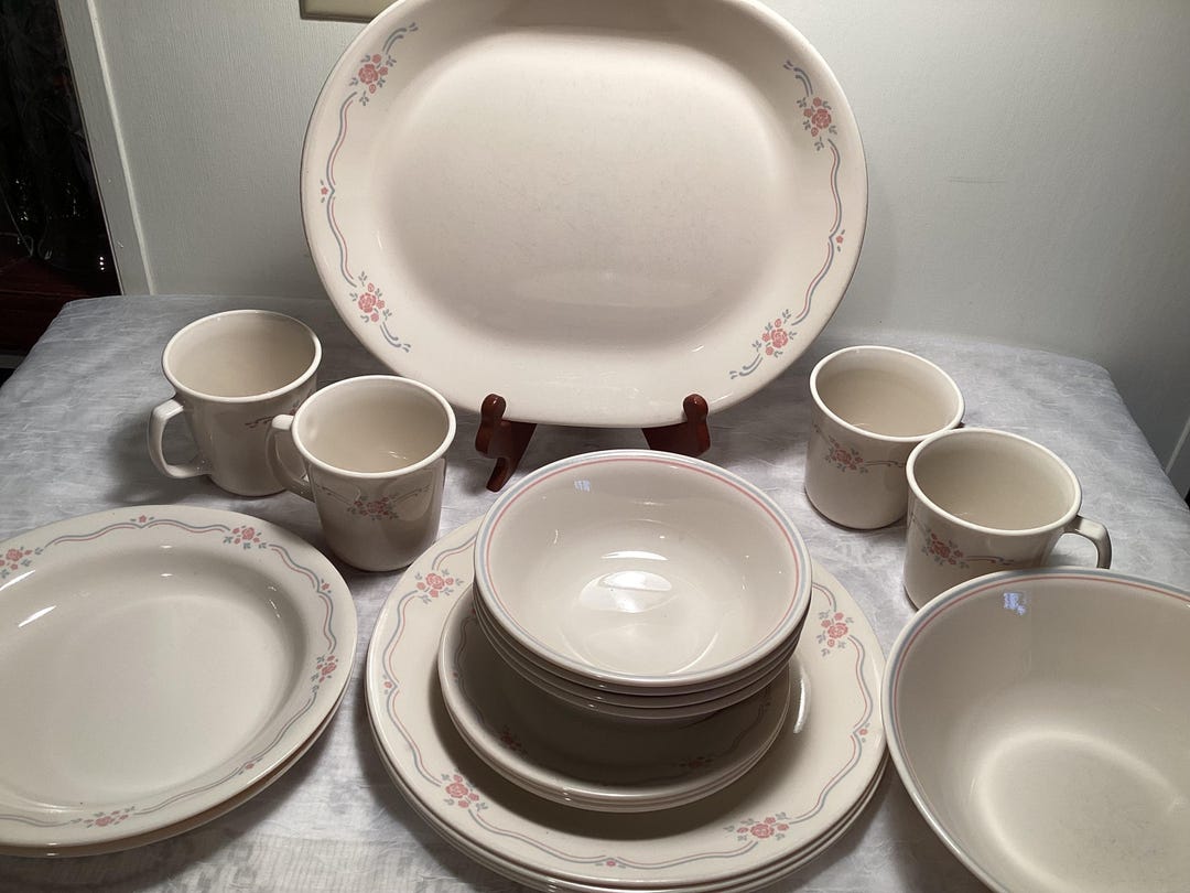 Corelle English Breakfast Dinnerware Set (24 Pieces) - Etsy