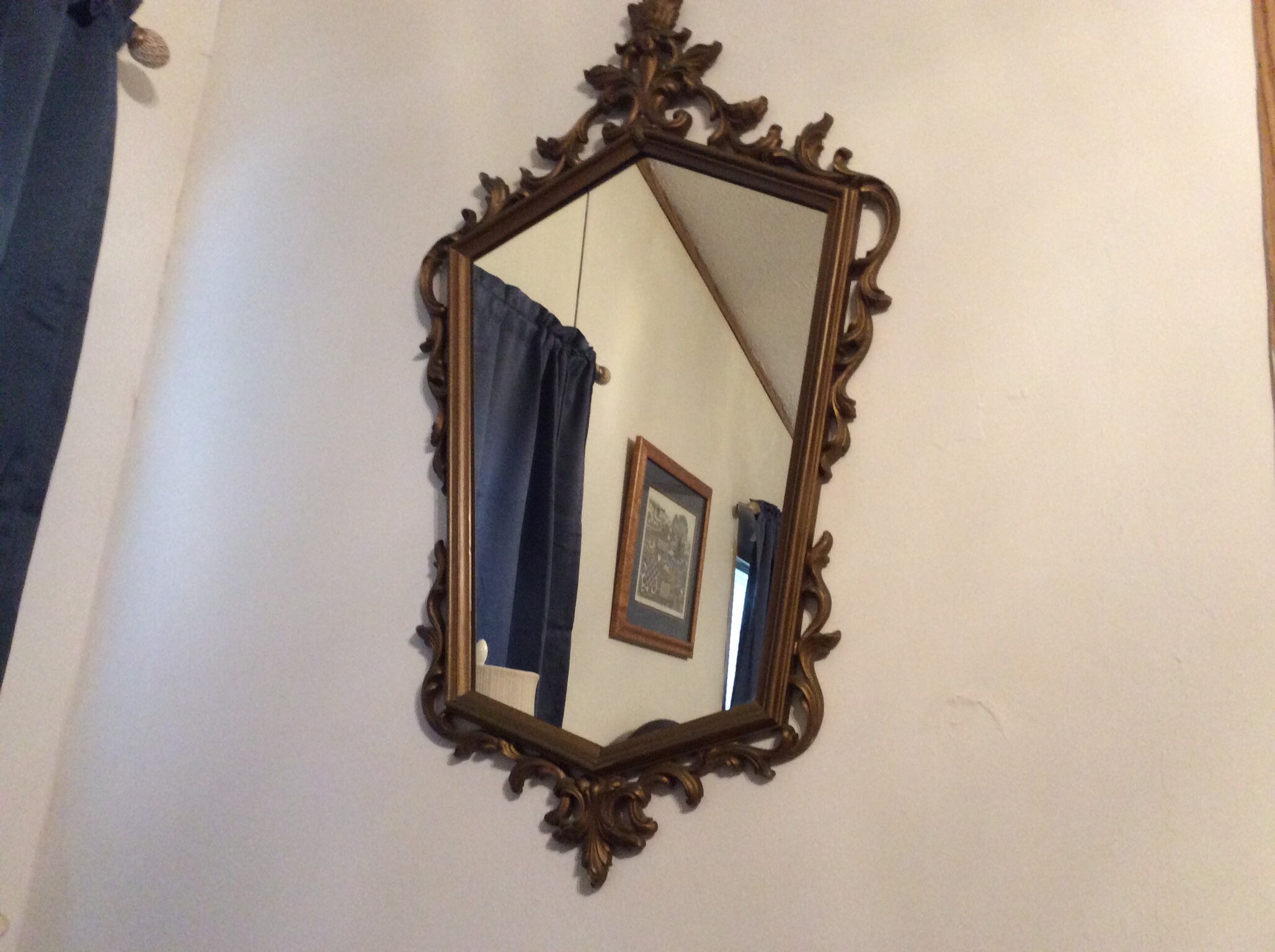 Gorgeous Vintage Syroco Wall Mirror - Etsy