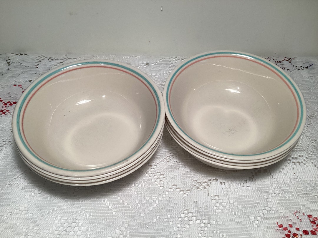 Set of 6 Corelle Soup Bowls in the Forever Yours Pattern - Etsy