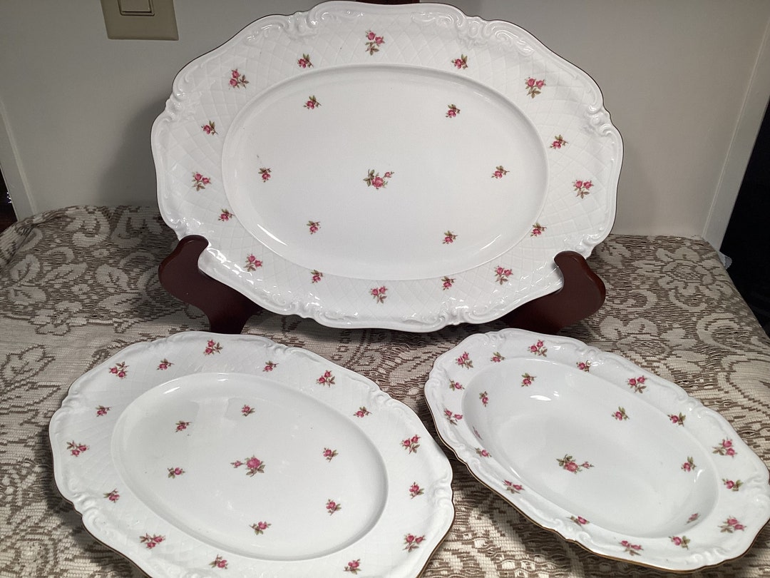 Gorgeous Set of 3 Royal Hanover China Serving Dishes Roslyn Pattern - Etsy