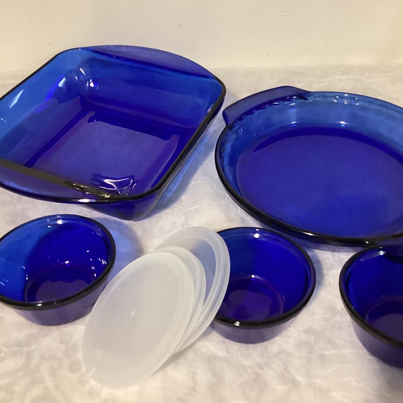 Blue Dishes - Etsy