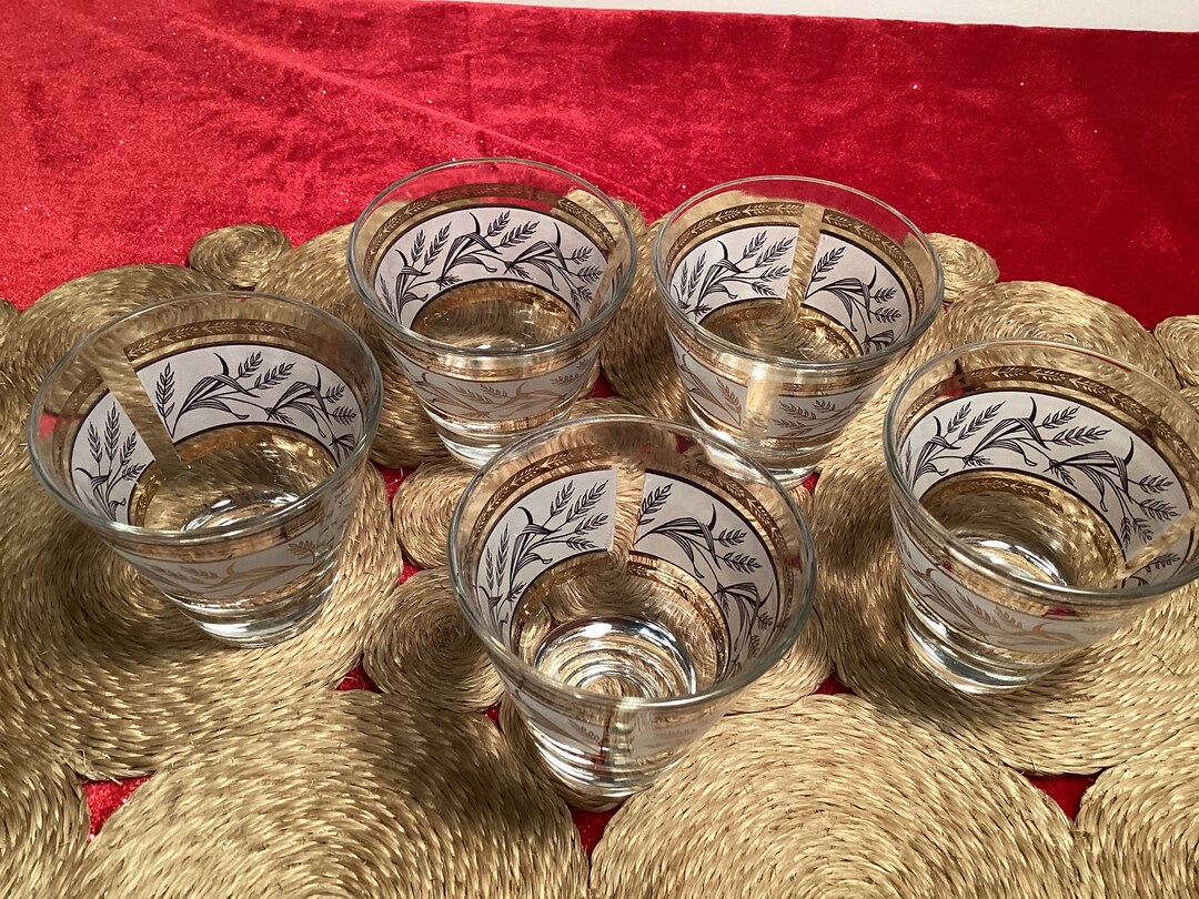 Vintage MCM Cocktail/whiskey Glasses ( Set of 5 ) - Etsy