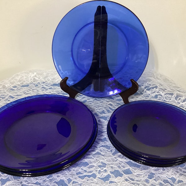 Cobalt Blue Plate - Etsy