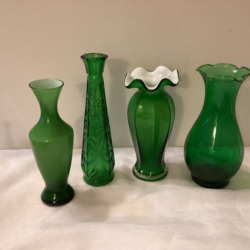Green Vase - Etsy