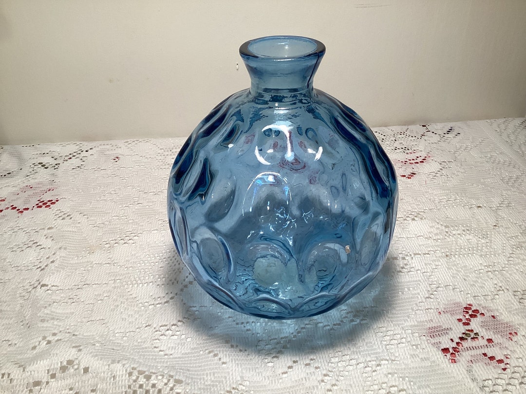 Gorgeous Light Blue Flower Vase - Etsy