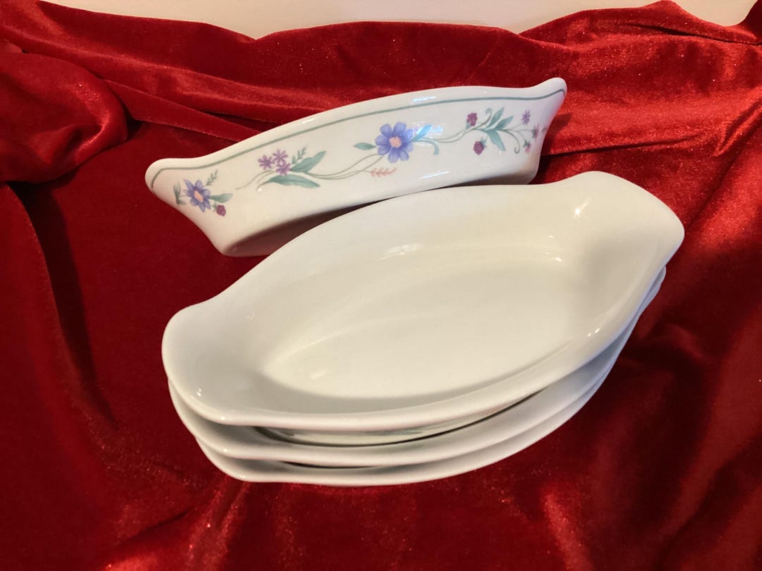 Oneida Ava Ceramic Au Gratin 8” Dishes Set of 4 - Etsy