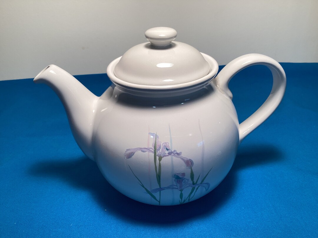 Corelle Coordinates Stoneware Teapot ( Shadow Iris ) - Etsy