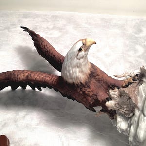 Vintage Bald Eagle Homco Masterpiece Porcelain Figurine - Etsy