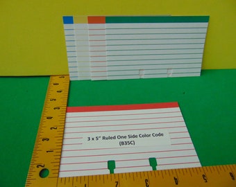 100 Brand New 3x5 Ruled White Cards for Rolodex Rotary Card File - Etsy