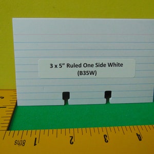 100 Brand New 3x5” Ruled White Cards for Rolodex Rotary Card File - Etsy