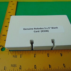 100 New Genuine Rolodex 3x5 Inches Rotary Cards BLANK - Etsy