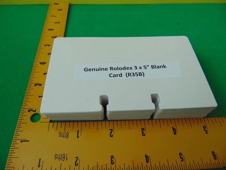 100 New Genuine Rolodex 3x5 Inches Rotary Cards BLANK - Etsy