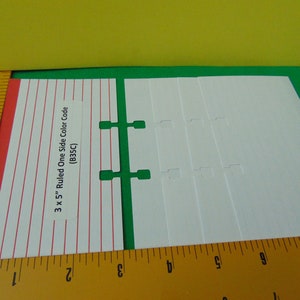 75 Brand New 3x5 Inches Ruled Color Code Cards for Rolodex Rotary Card ...