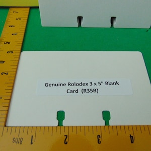 100 New Genuine Rolodex 3x5 Inches Rotary Cards BLANK - Etsy