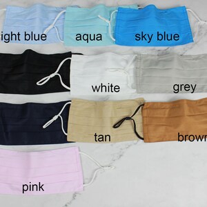 Face Mask, Mask Nose Wire Filter Pocket, Washable Mask, Durable Mask ...