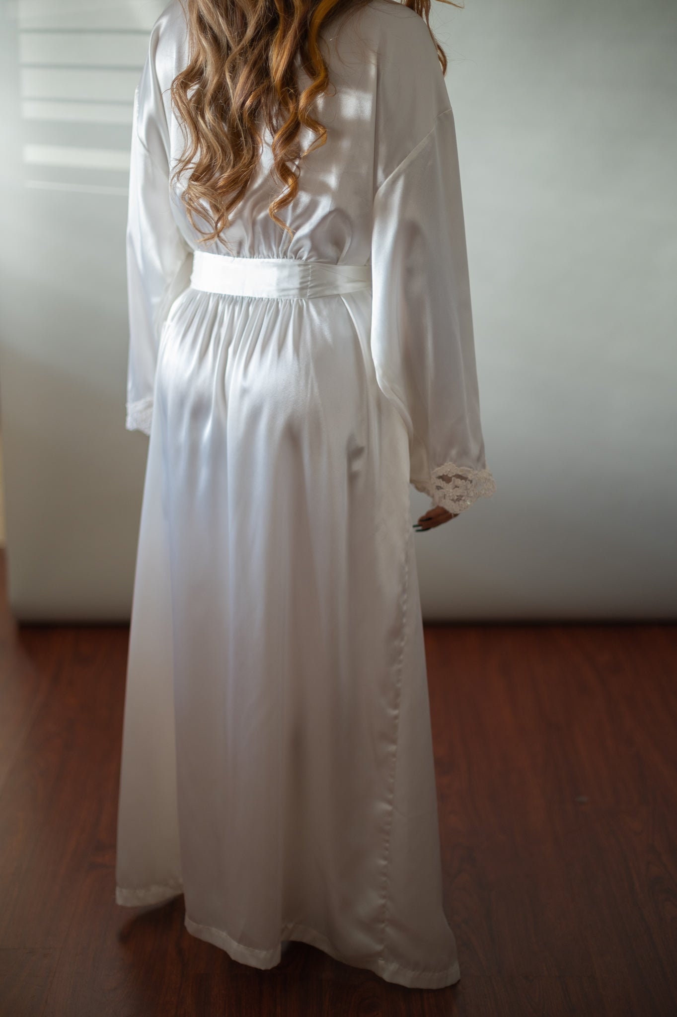 Vintage White Robe Gown - Etsy