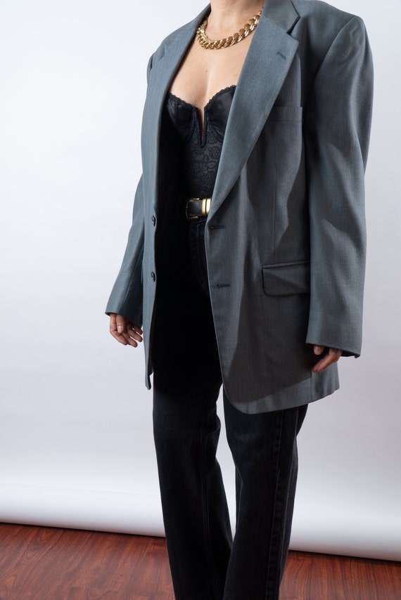 Vintage Halston Wool Blazer | Designer Blazer - Gem
