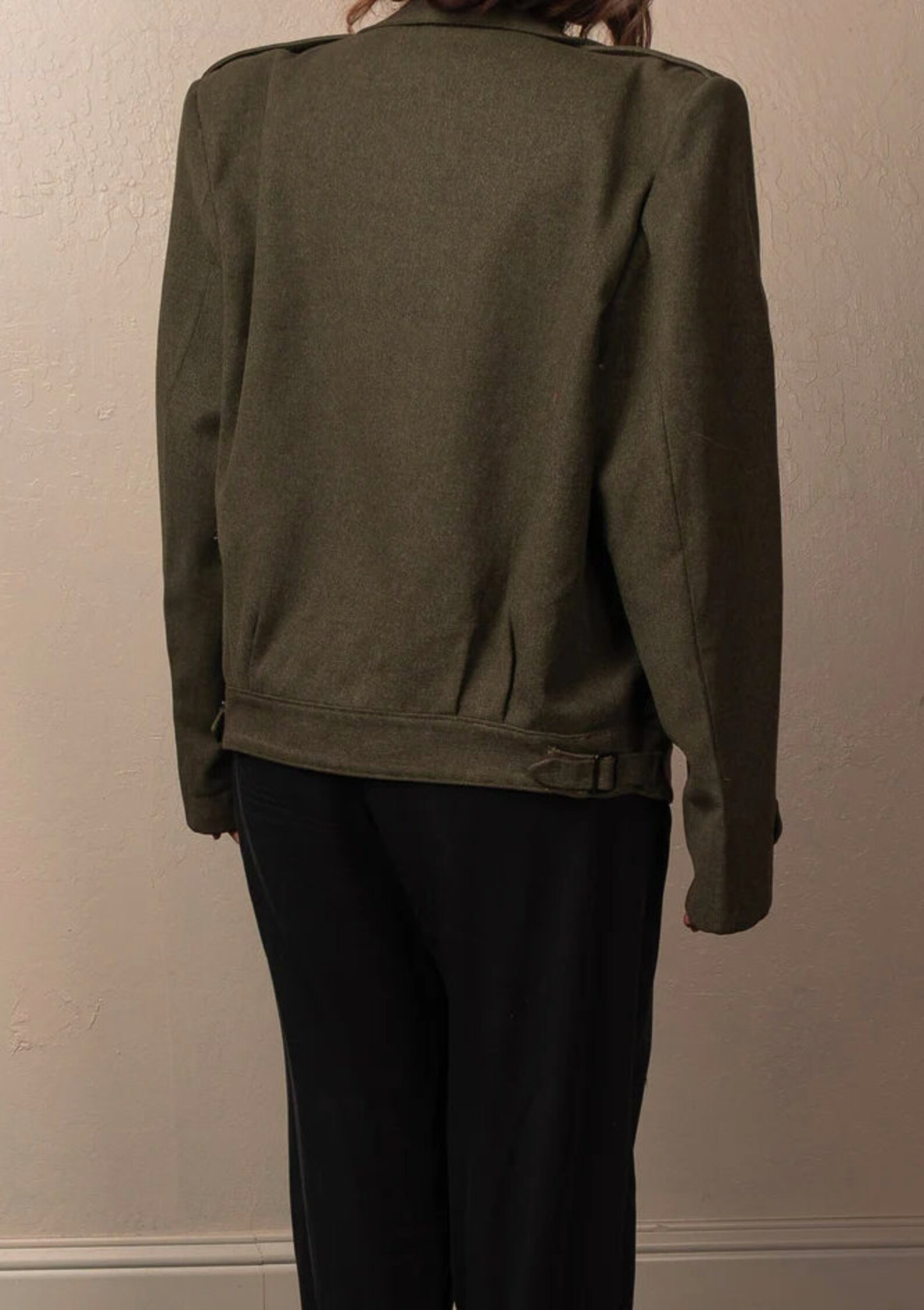 Vintage Green Army Military 60's Jacket | Restyled Vintage Shop ...