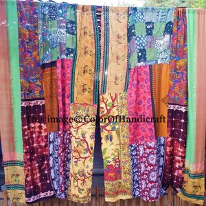 2 Pcs Indian Vintage Old Silk Sari Fabric Made Multi Color - Etsy