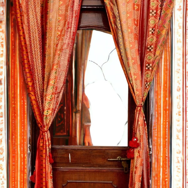Silk Saree Curtain - Etsy