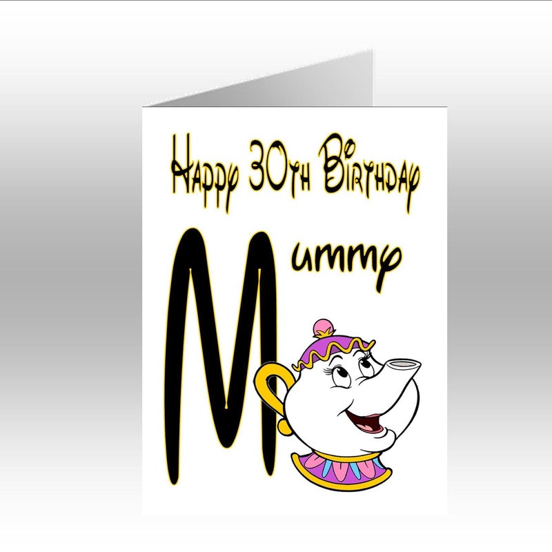 Mrs Potts Print - Etsy