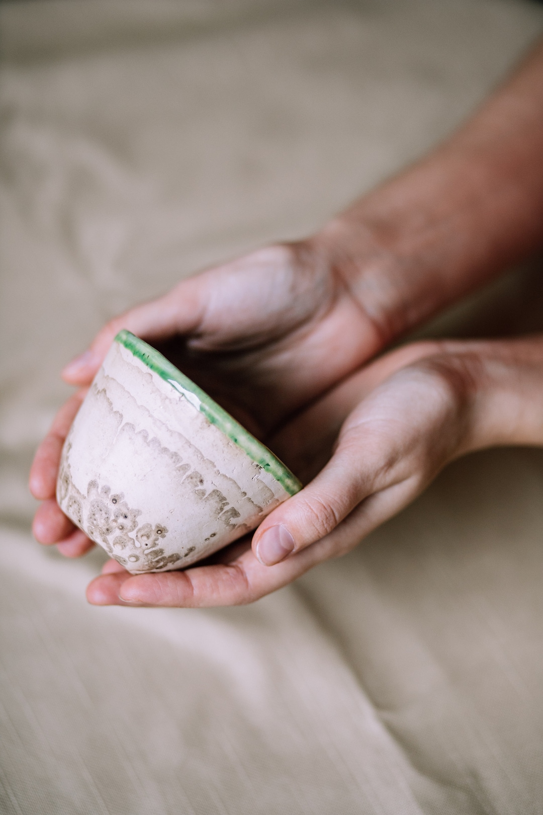 Handmade Rustic Ceramic Cup, MADE TO ORDER, Traditional Baltic Obvara ...