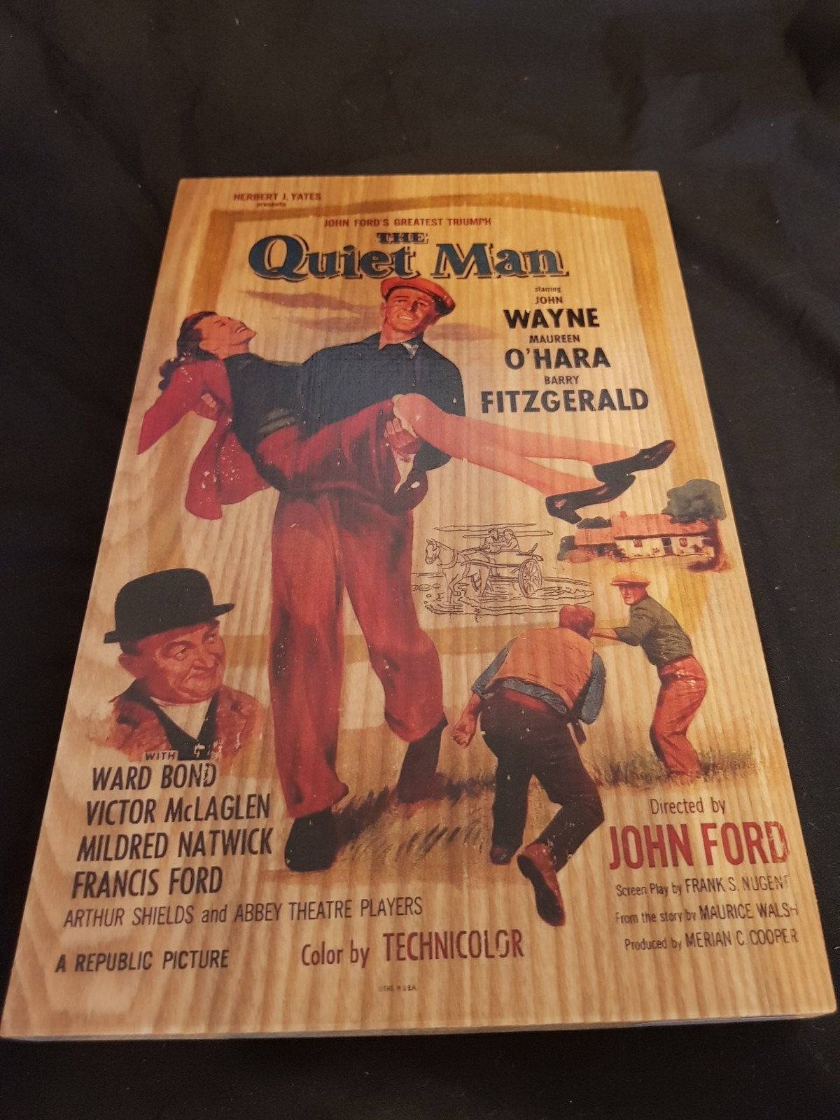 The Quiet Man Movie Print on Wood - Etsy