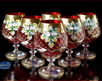 Rubin Glass Czech | Etsy