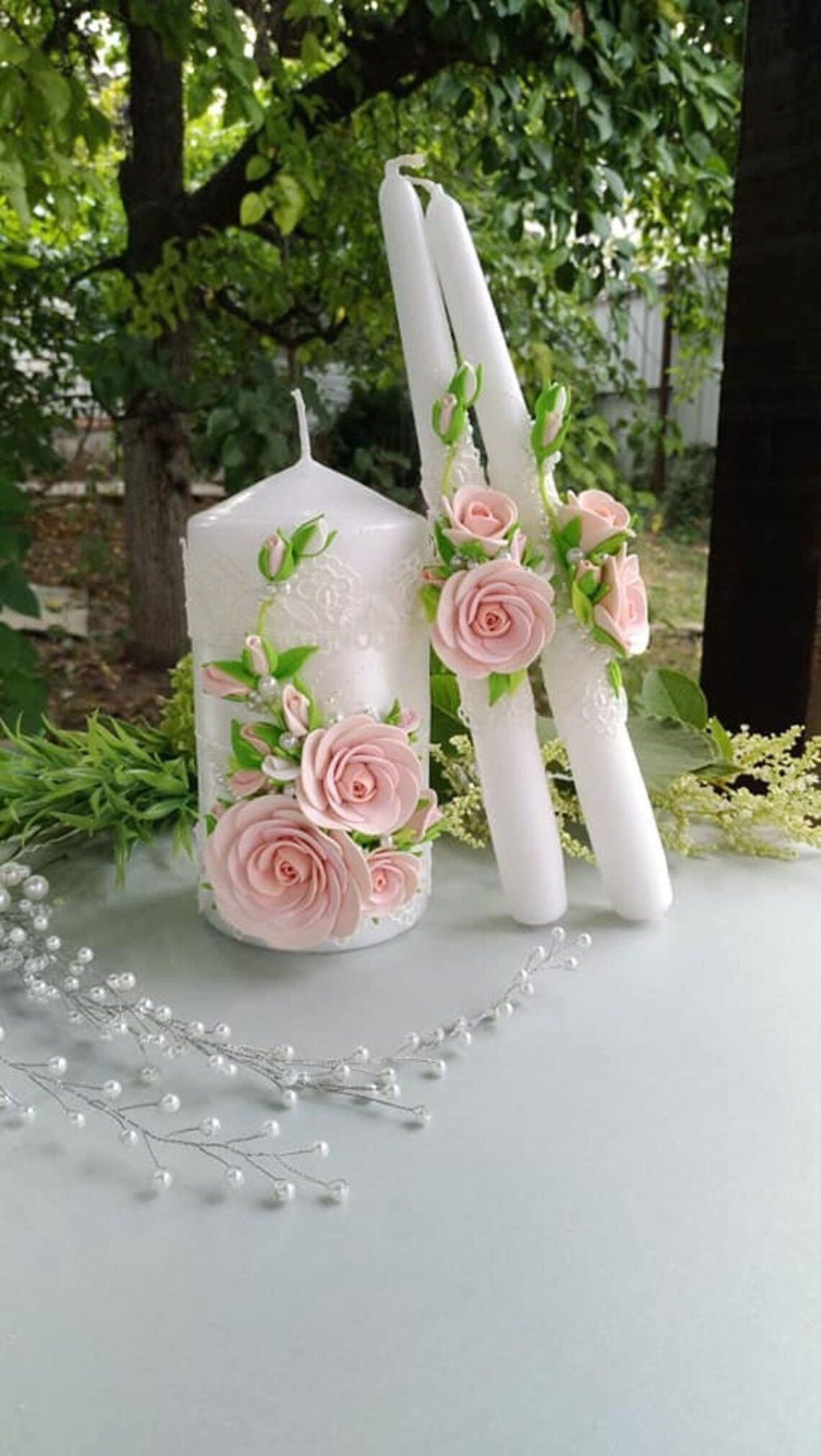 Powdery and White Wedding Glasses Beige Boho Flutes for Bride | Etsy