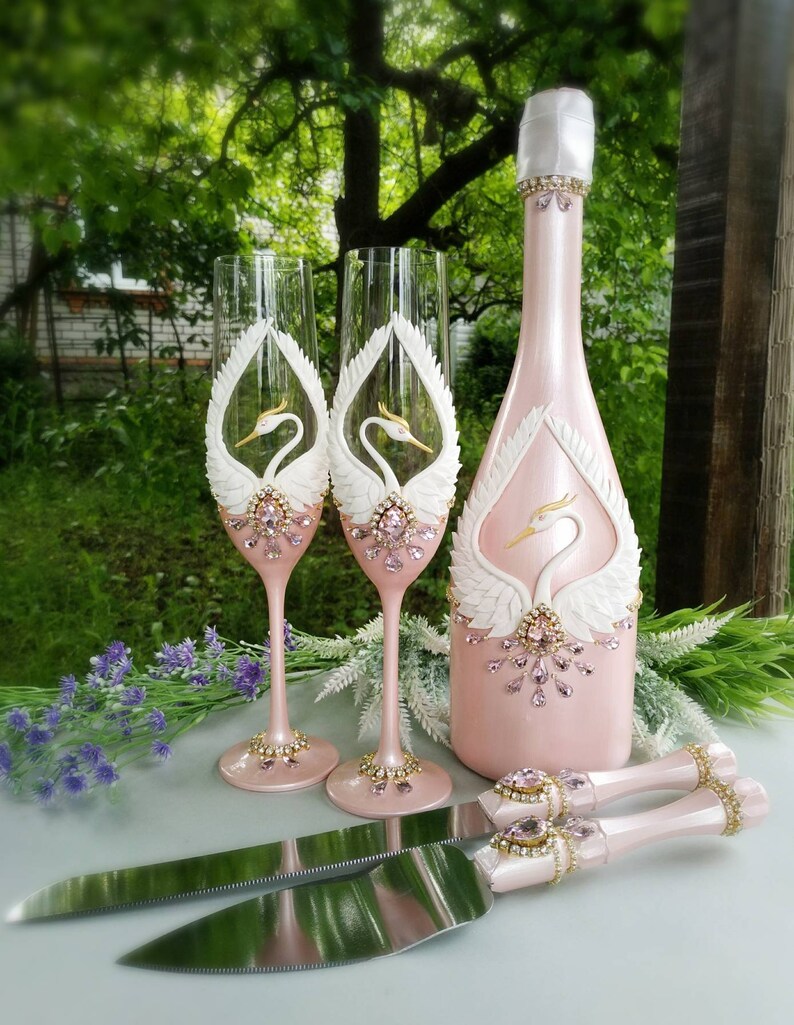 Wedding Unity Candle Set Blue and White Pearl Unity Ceremony | Etsy